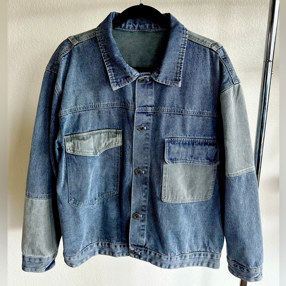 ASOS | Jackets & Coats | Mens Oversized Patchdenim Jacket | Poshmark